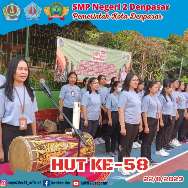 HUT SMP Negeri 2 Denpasar Ke 58